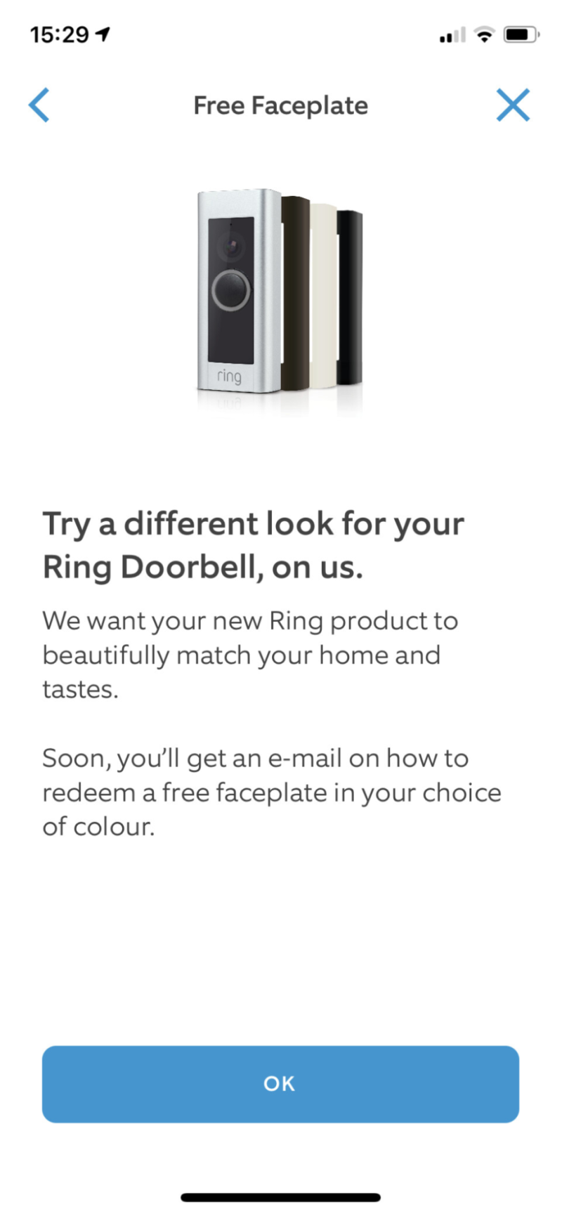 How To Claim Free Ring Faceplate