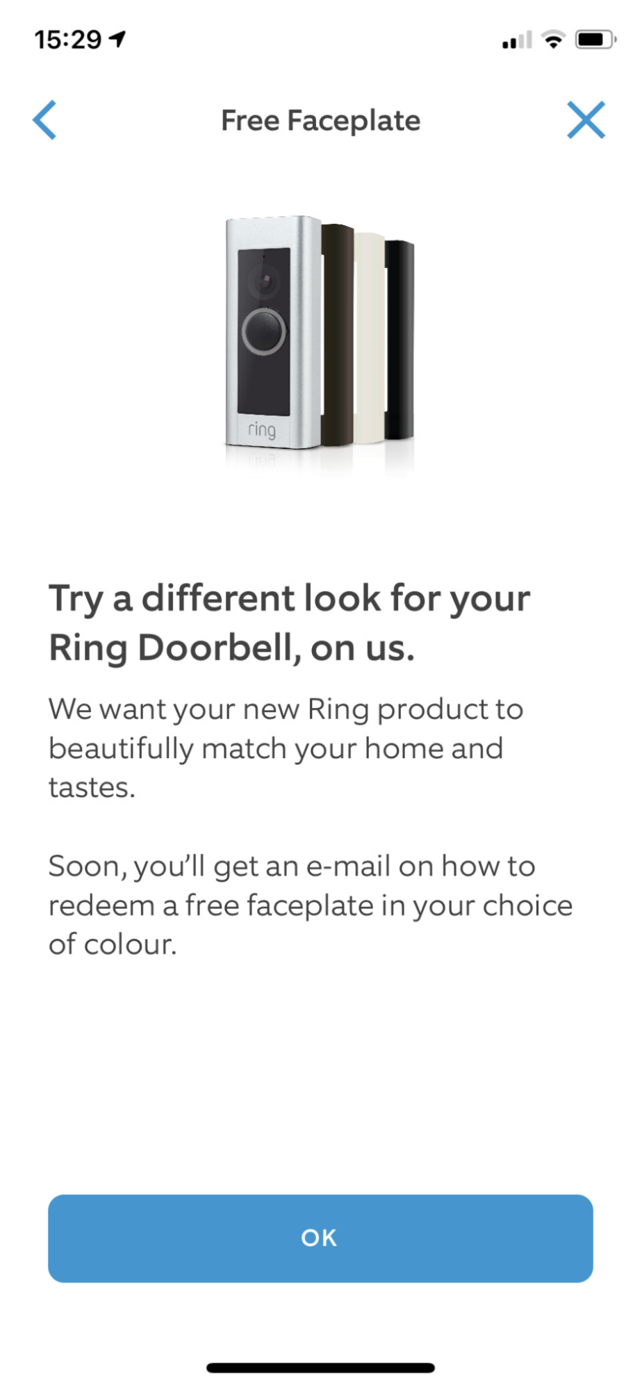 How To Claim Free Ring Faceplate